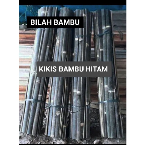 Jual BILAH BAMBU HITAM | KIKIS BAMBU | BAMBU HITAM Asli 50cm 100cm ...