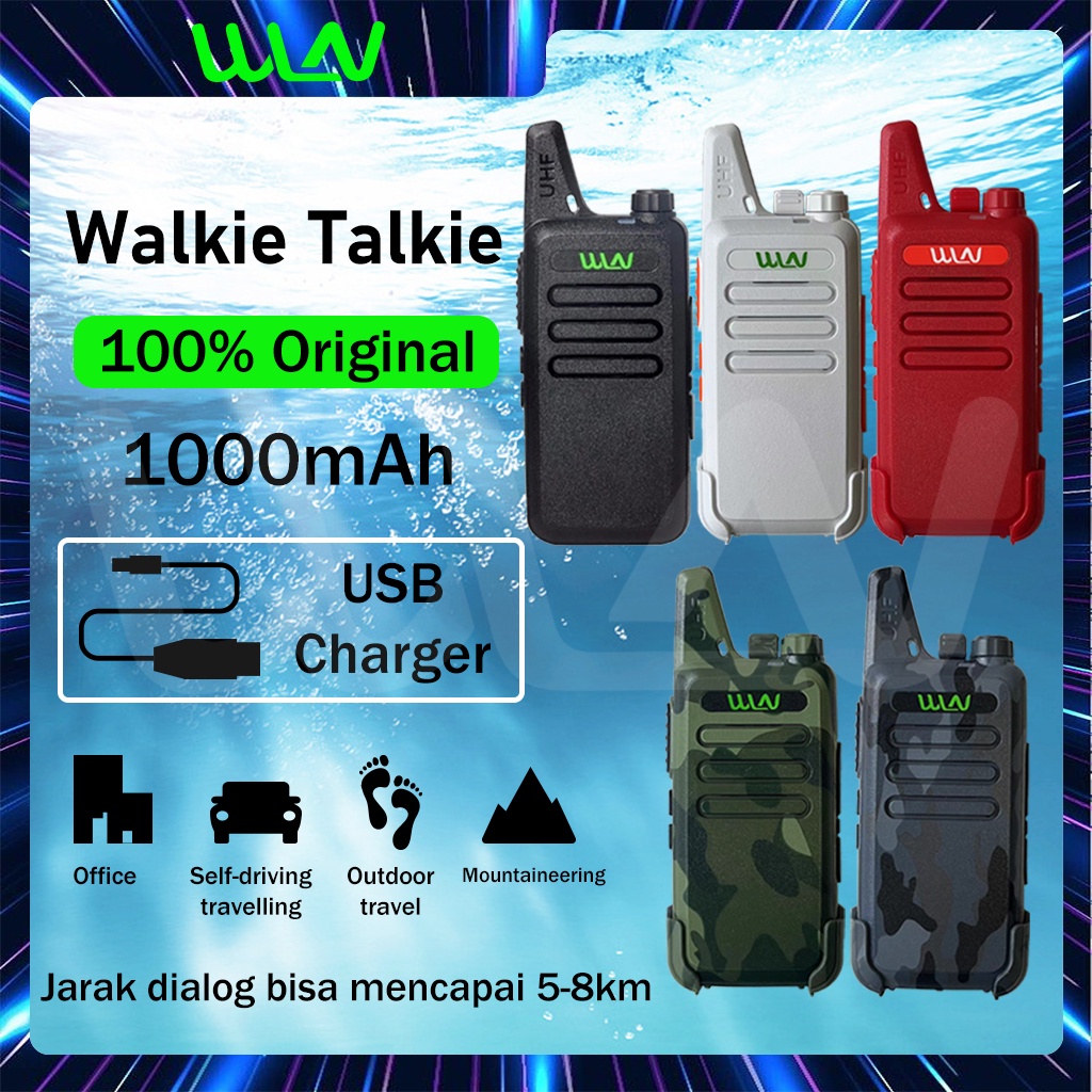 Jual walkie talkie HT WLN 5Warna UHF Handy Talky TWO WAY RADIO C1 walkie talkie 1 UNIT | Shopee ...