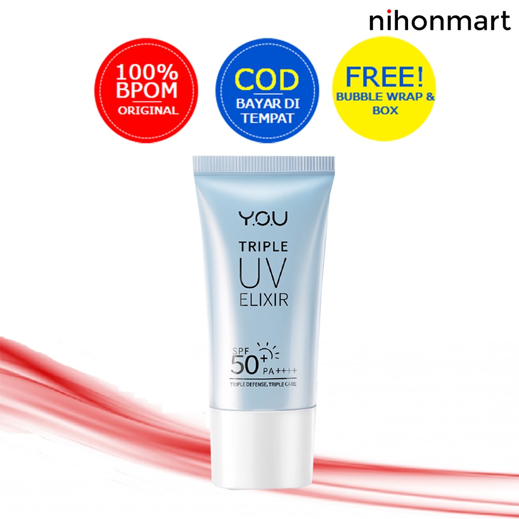 Jual YOU Sunscreen Triple UV Elixir SPF (50+) 30ml | Shopee Indonesia