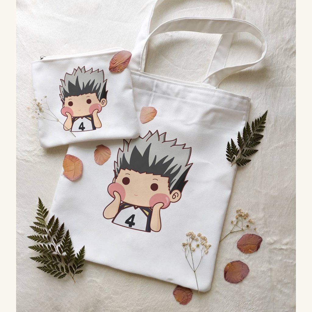 Jual HAIKYUU!! TOTE BAG + PENCIL CASE ANIME / ANIME KIT / ANIME FANKIT ...