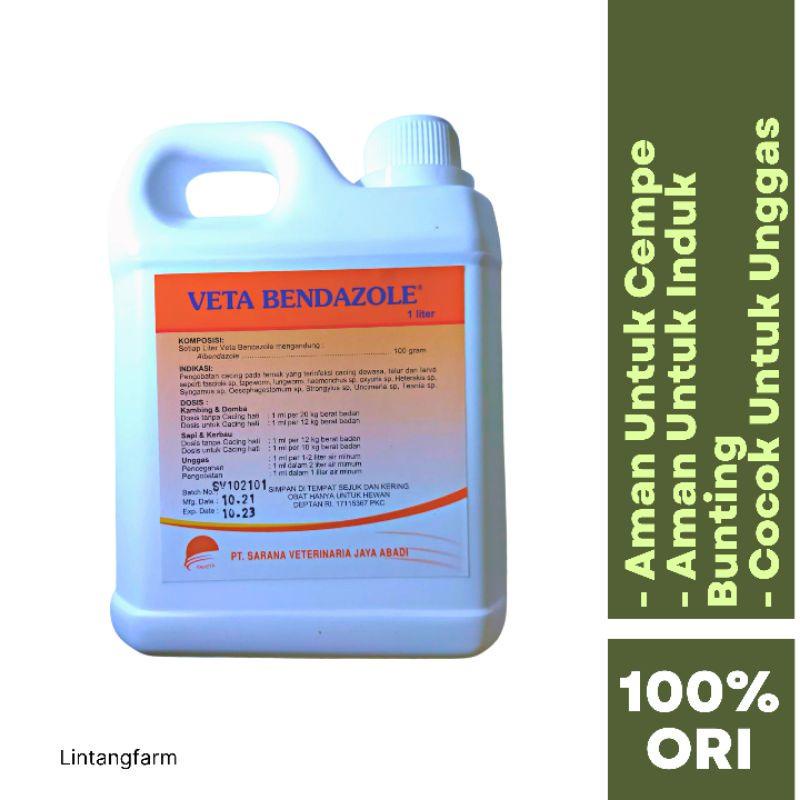 Jual Obat Cacing Sapi - Veta Bendazol 1 Liter - Obat Cacing Kambing ...