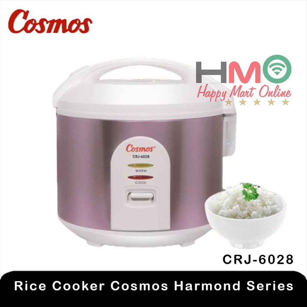 Jual Cosmos Rice Cooker 1,2 Liter Harmond CRJ-6028V Magic Com Cosmos ...
