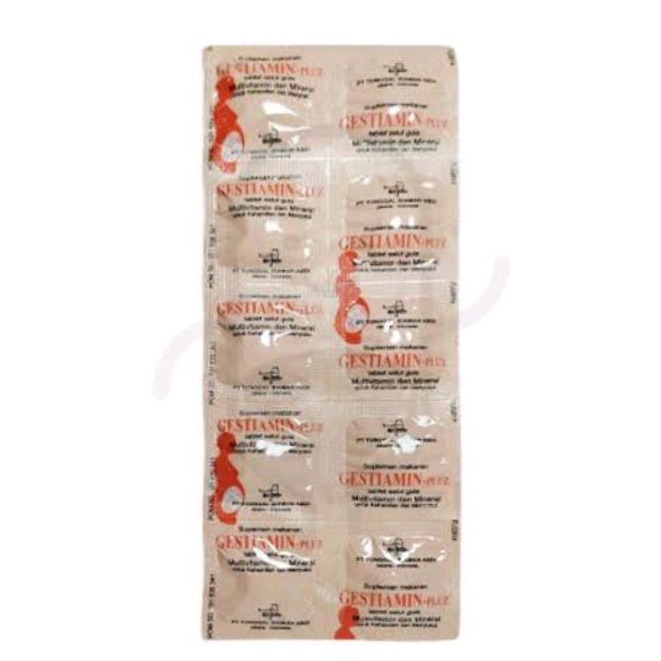 Jual gestiamin pluz satu strip isi 10 tablet | Shopee Indonesia