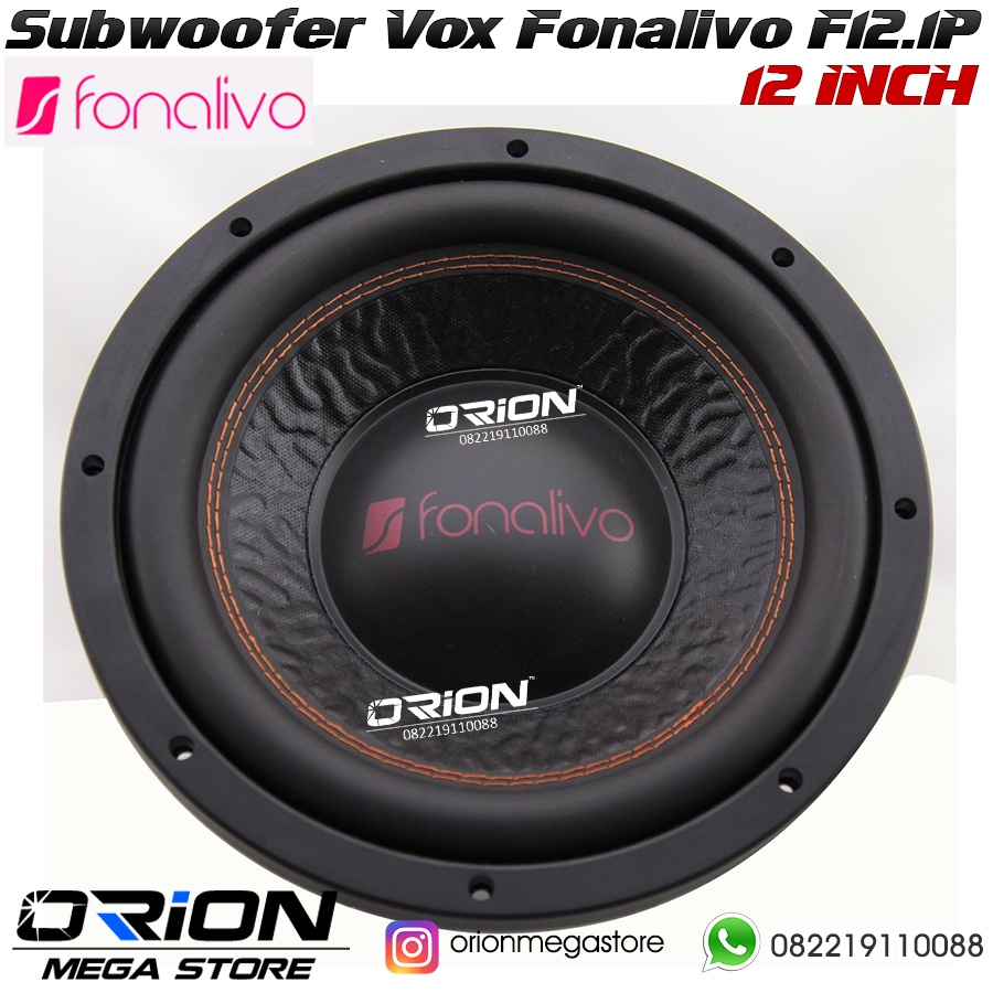 Jual Subwoofer Vox Fonalivo F12 1P Subwoofer Vox Fonalivo 12 inch ...