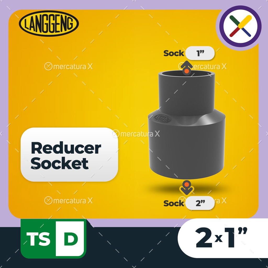 Jual Reducer Socket TS-D 2x1" - Fitting PVC | Shopee Indonesia