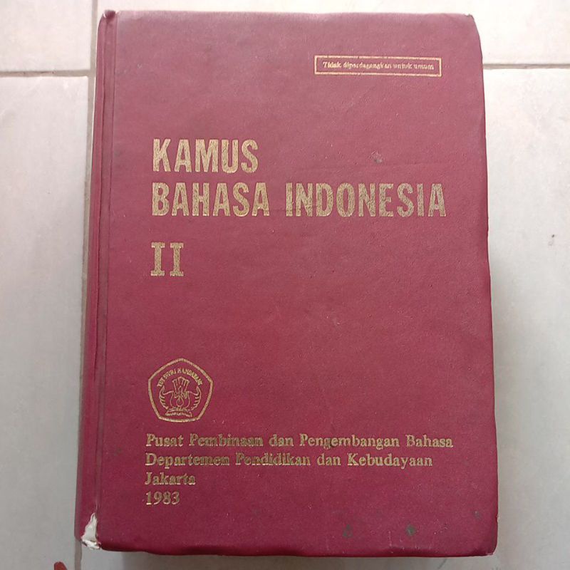 Jual Original Kamus Bahasa Indonesia II/2 (HC) | Shopee Indonesia