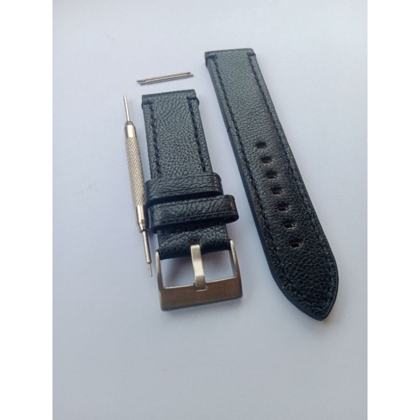 Jual Tali Jam tangan A C EXP Posil 22mm 24mm hitam coklat Strap watch ...