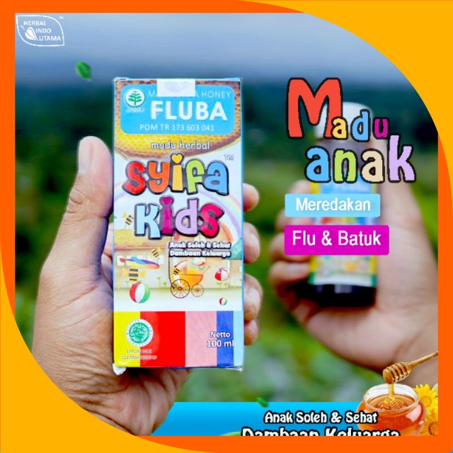 Jual MADU HERBAL FLUBA Syifa Kids Fluba 100ml - Obat Batuk Pilek ...