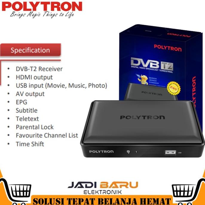 Jual DVB T2 Set Top Box Polytron PDV 620T2 / Polytron Set Box Polytron ...