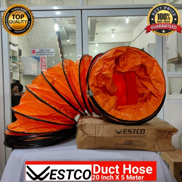 Jual Selang Portable Ventilator Flexible Hose Exhaust Blower 20 inch, 5 ...