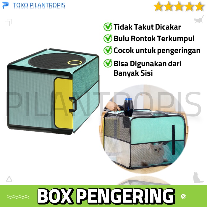 Jual PET DRYER BOX KANDANG KUCING LIPAT PORTABLE KOTAK ALAT PENGERING ...