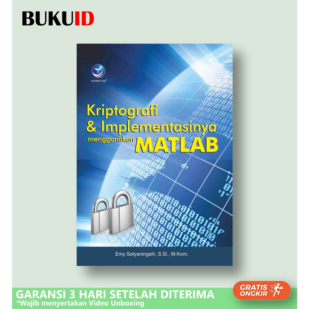 Jual Buku Kriptografi Dan Implementasinya Menggunakan Matlab | Shopee ...