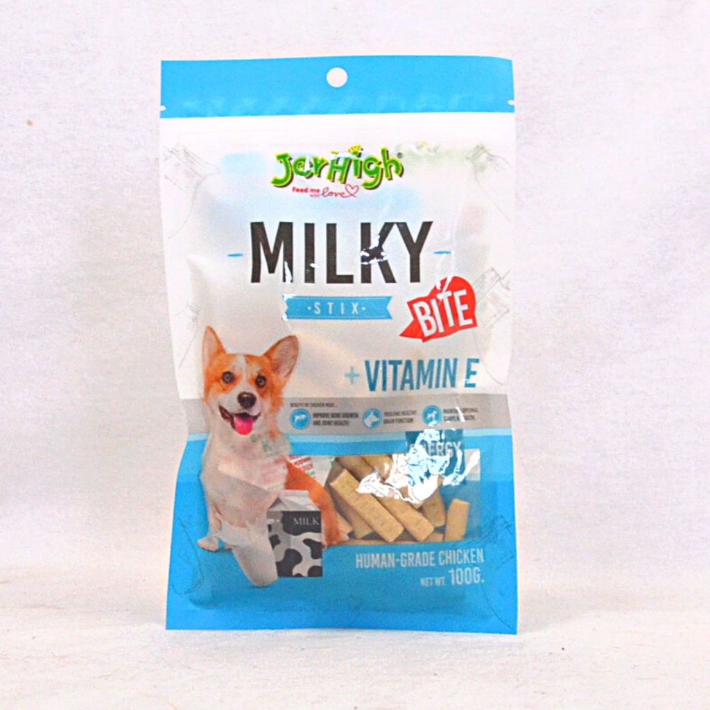 Jual JERHIGH JER-9203 Snack Anjing Milk Bites 100gr | Shopee Indonesia