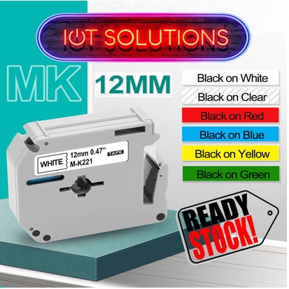 Jual Label Tape 12mm MK-231 M-K231 MK-131 MK-431 MK-531 MK-631 MK-731 ...