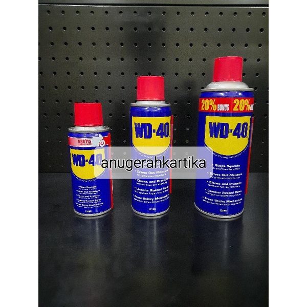 Jual WD40 Pelumas Anti Karat WD 40 120ml, 191ml, 333ml | Shopee Indonesia