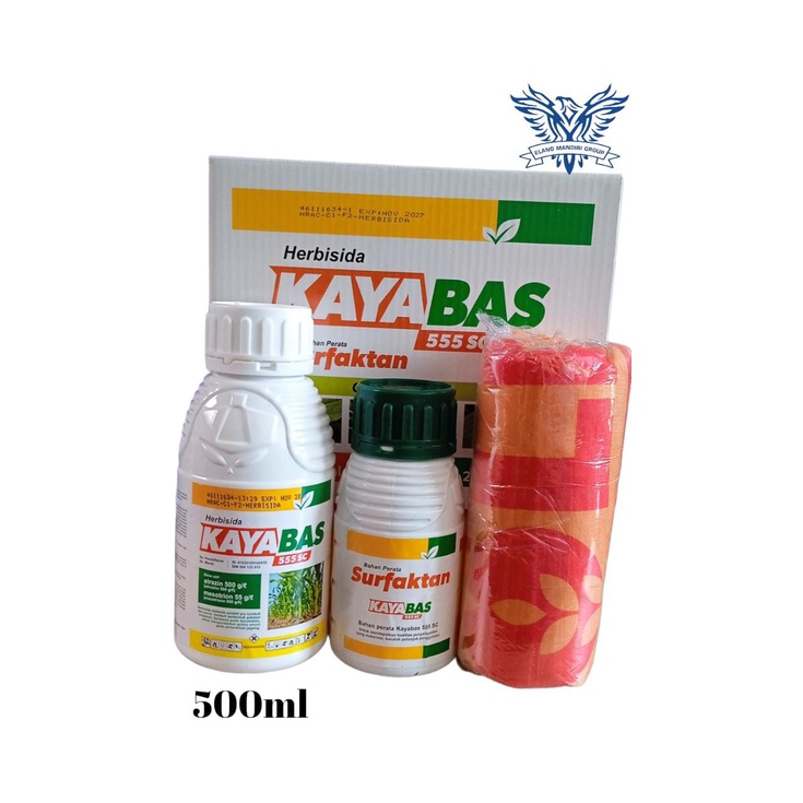 Jual Kayabas 555 SC 500ML+200ML Herbisida Atrazin 500 g/L dan Mesotrion ...