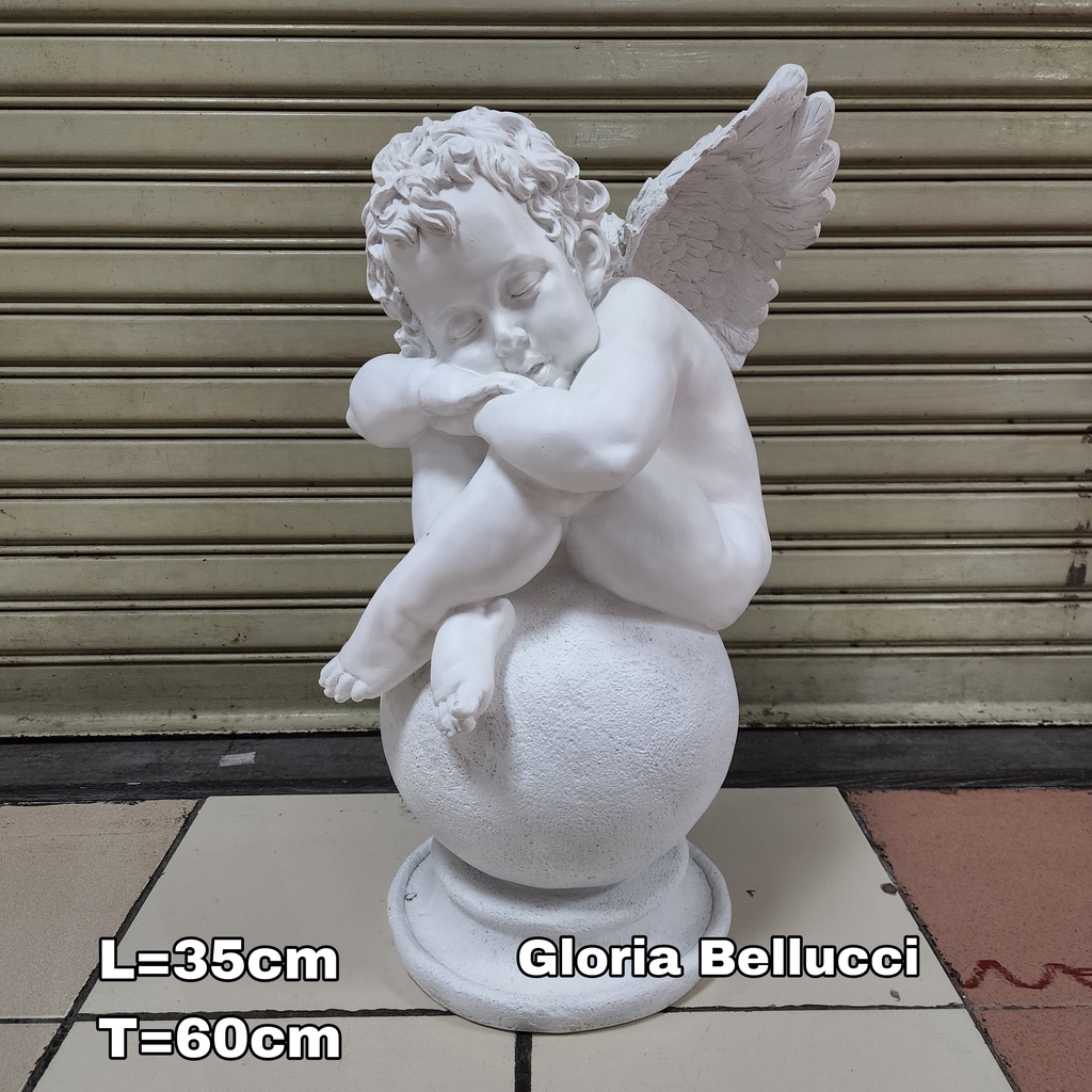 Jual Patung angel tidur malaikat gabriel JUMBO pajangan makam / taman ...