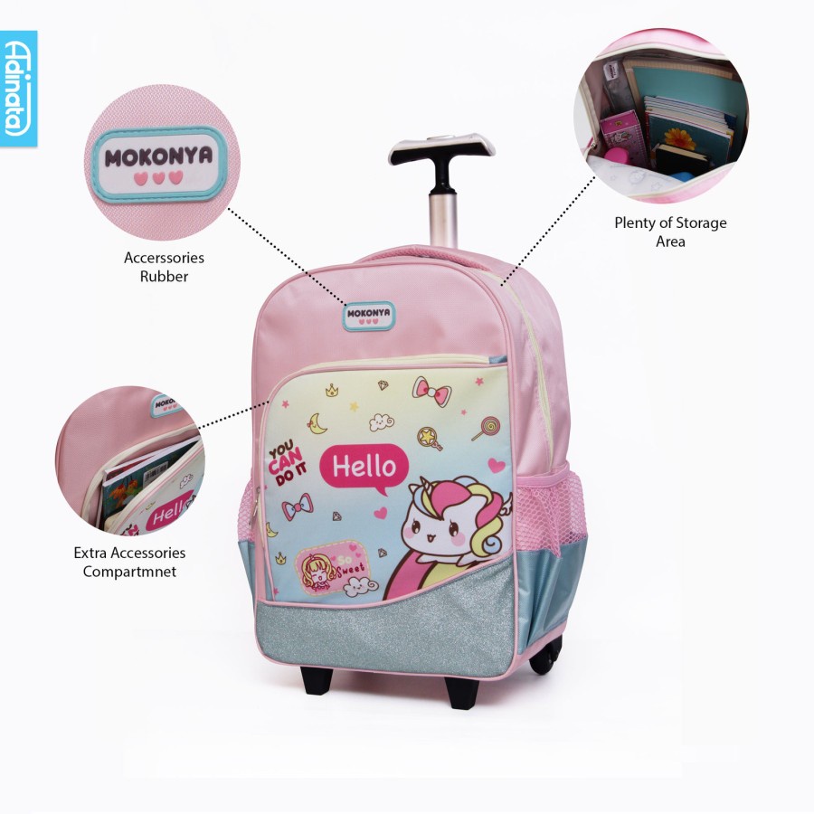Jual Trolley Mokonya Diamond 16' -Adinata / Trolley Sekolah Anak ...