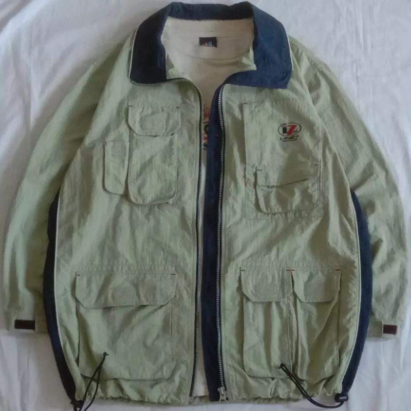 Jual WORK JACKET VINTAGE LINE7 (MULTI POCKET) | Shopee Indonesia
