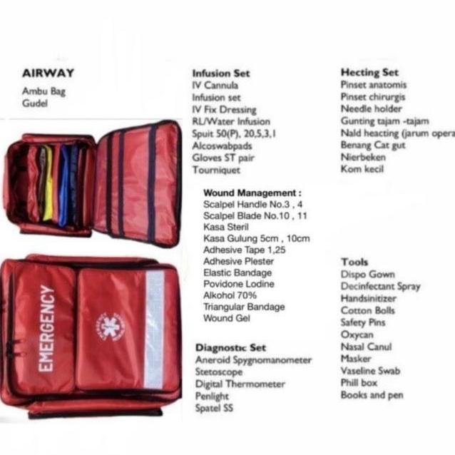 Jual Tas Emergency Kit ( Emergency First Aid Kit ) TAS EMERGENCY JUMBO ...