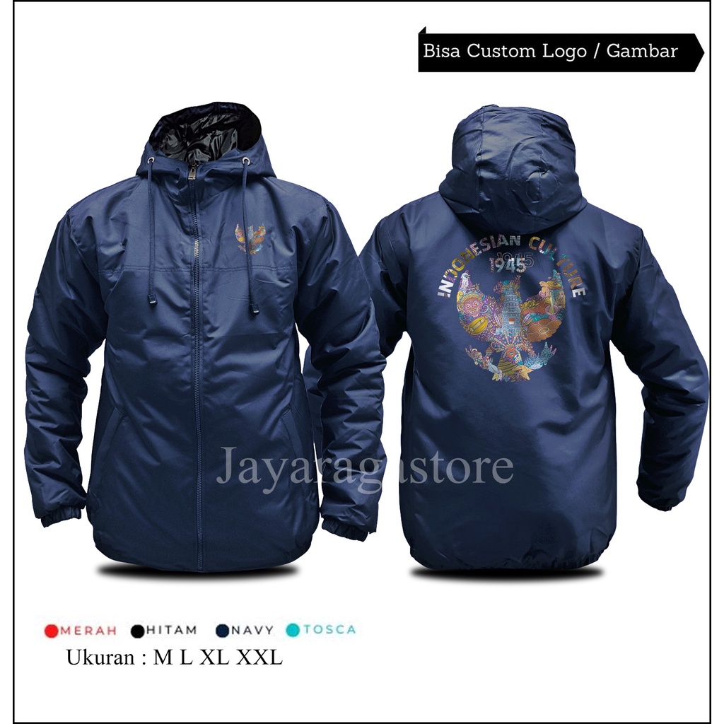 Jual Jaket Olahraga Pria Custom Wf Parasut | Jaket Eleganter Custom ...