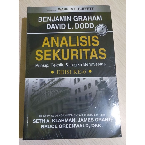 Jual ANALISIS SEKURITAS Jilid 2 : Prinsip, Teknik, & Logika ...