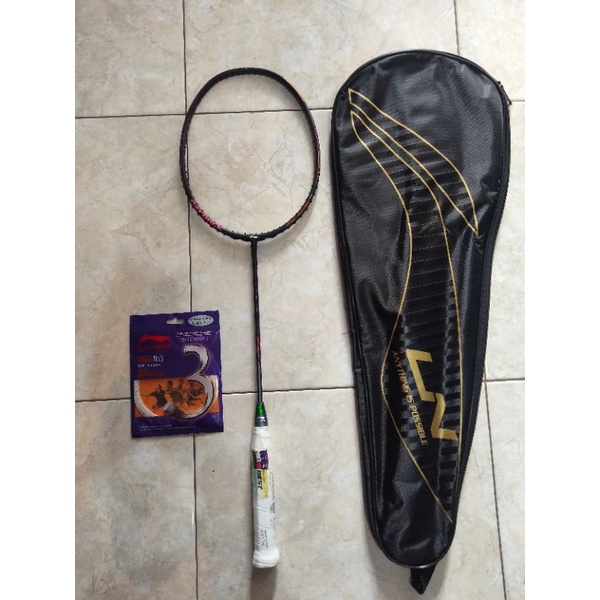 Jual Raket Badminton Lining Axforce 80 4UG5 | Shopee Indonesia
