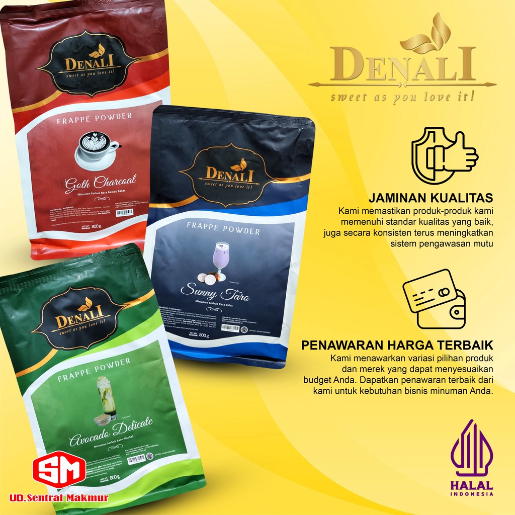 Jual POWDER DENALI BANYAK VARIAN RASA 800 Gram | Shopee Indonesia