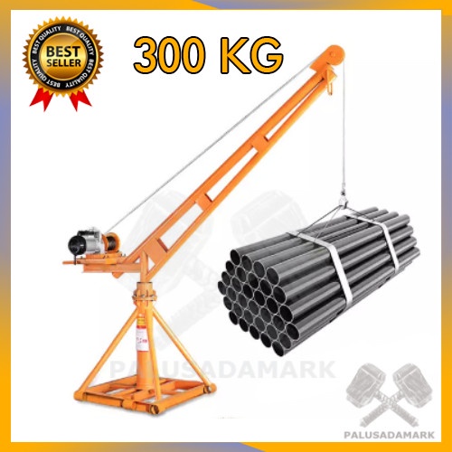 Jual Katrol Mini Crane / Lifting Crane Listrik Putar 360 Derajat ...