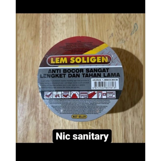 Jual Lem seng SOLIGEN / lem abses / lem genteng / lem seng anti bocor ...