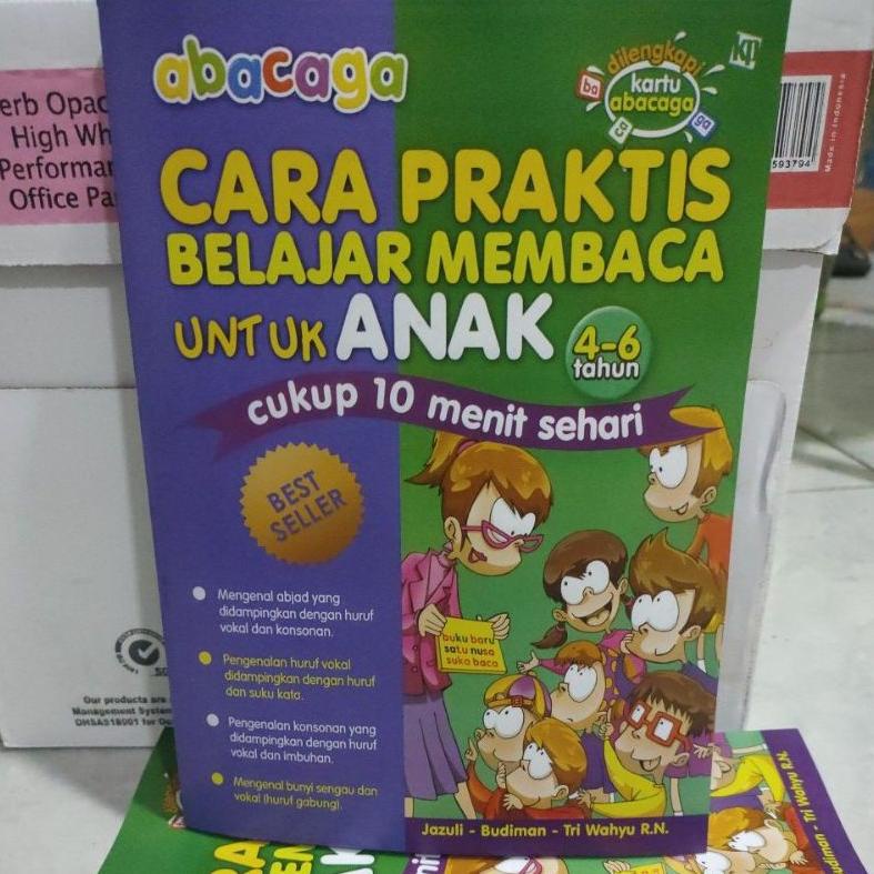 Jual abacaga cara praktis belajar membaca untuk anak 4-6thn by Jajuli ...
