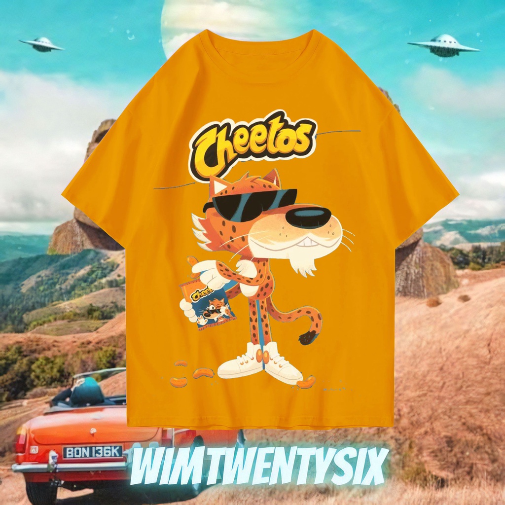 Jual Wimtwentysix “kaos oversize cheetos game vintage tee” Oversized t ...