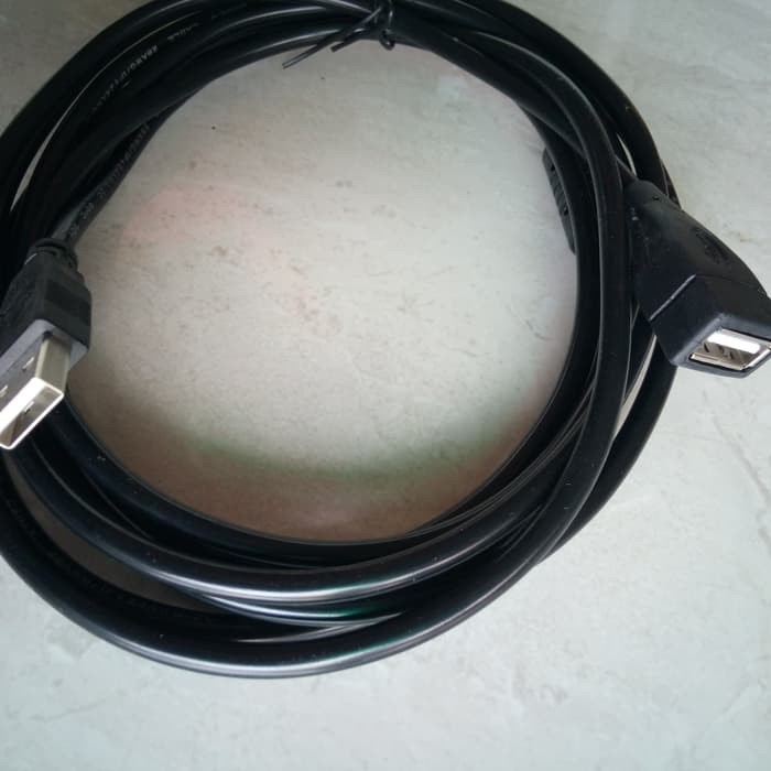Jual kabel usb extension male to female 10 m perpanjangan hitam 10 ...