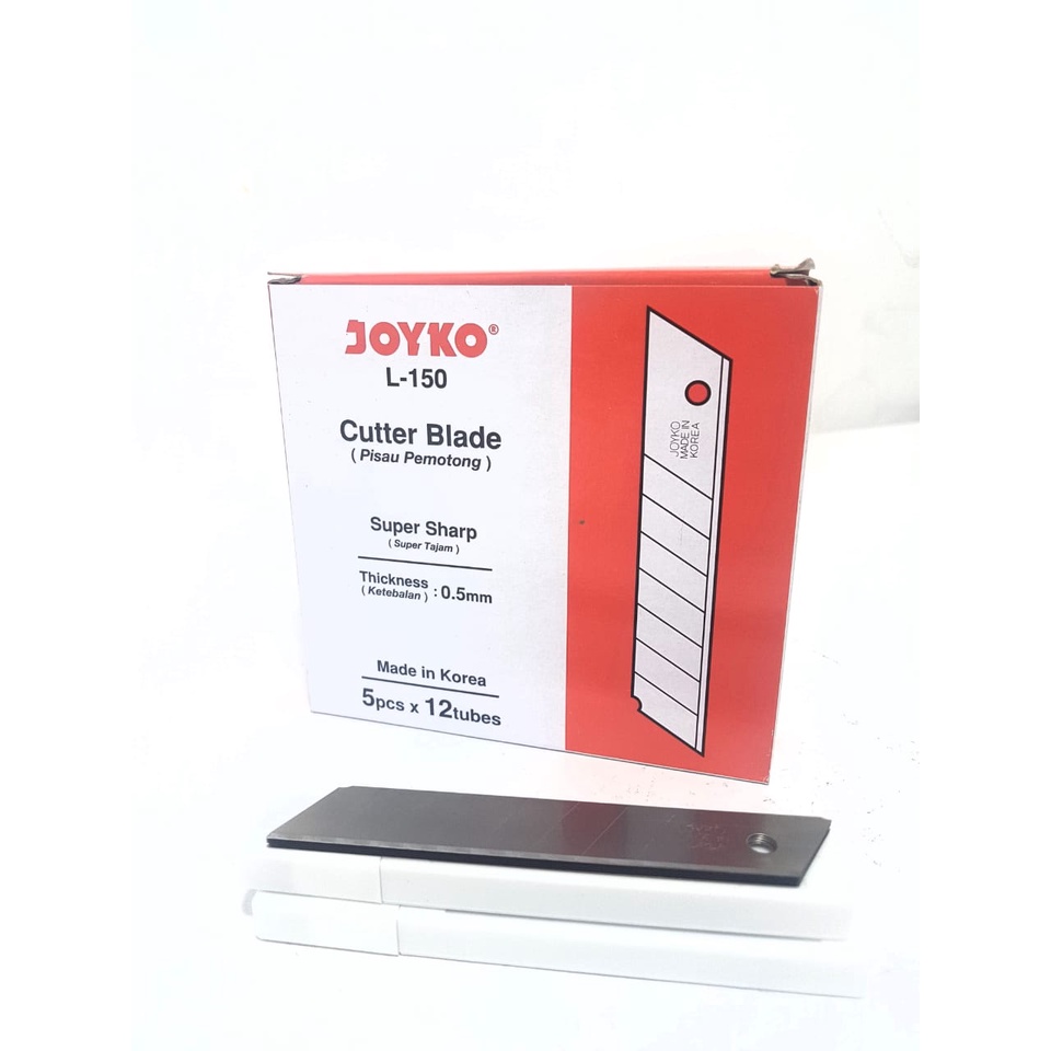 Jual Harga Grosir ( 1kotak/12packs ) Refill /ISI Cutter Besar JOYKO L ...