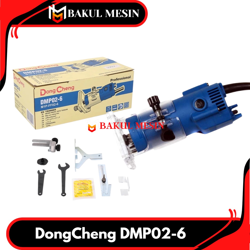 Jual Mesin Trimmer DMP02-6 DONGCHENG Mesin profil kayu TRIMMER 6mm ...
