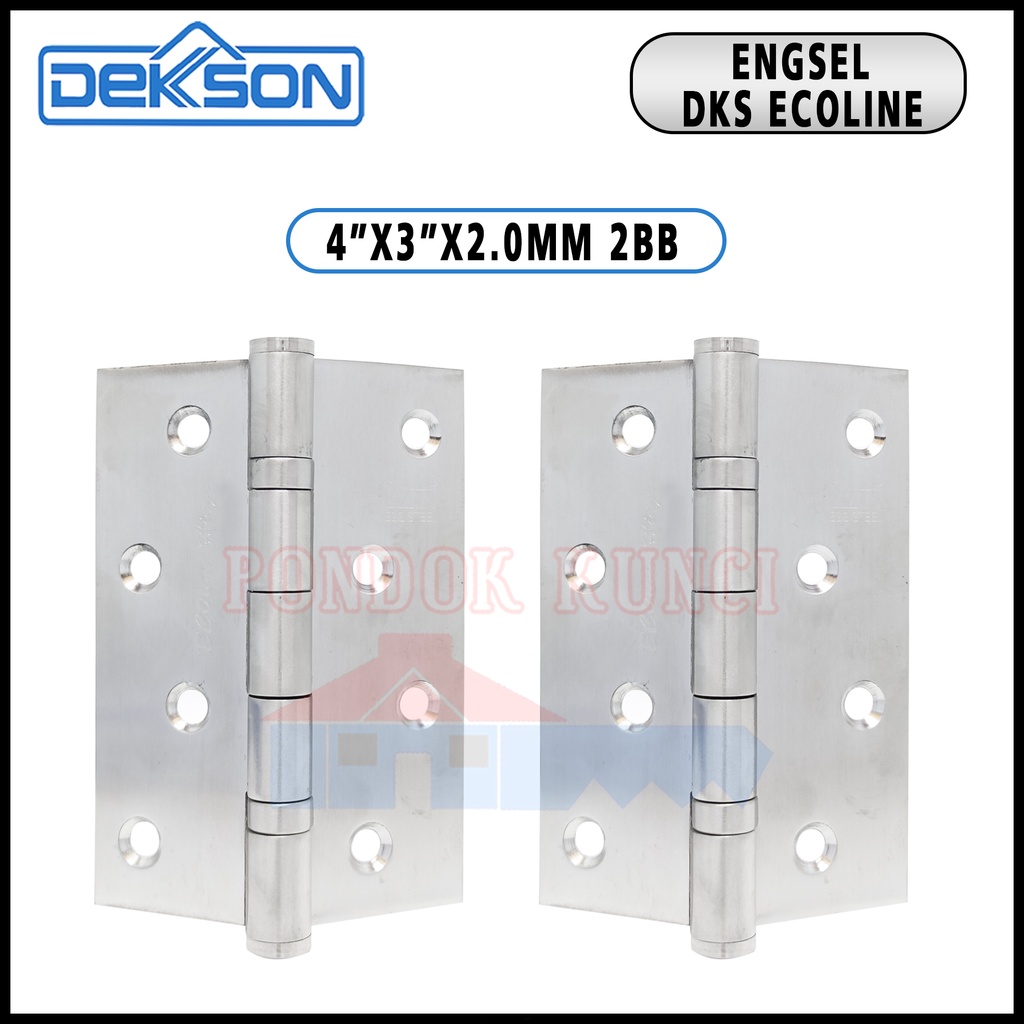 Jual Engsel Dekson Pintu Jendela Stainless 4"x3"x2mm 2BB SUS 304 ...