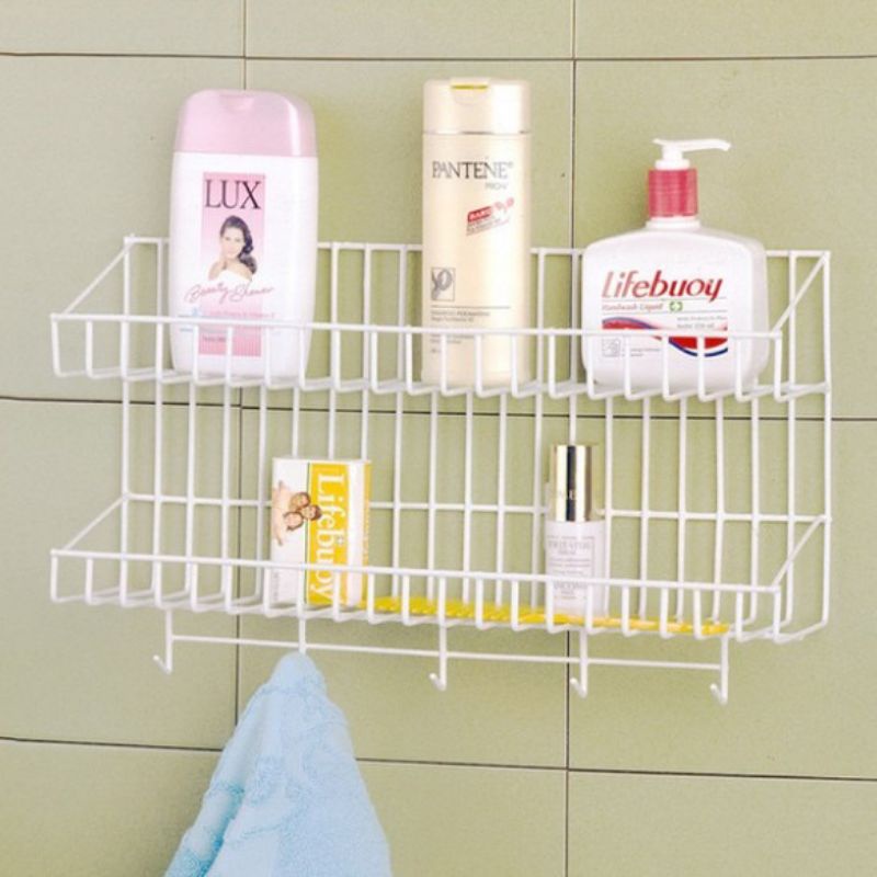 Jual Rak Alat Mandi dan Dapur Serbaguna Rak Gelas 2 Susun | Shopee ...