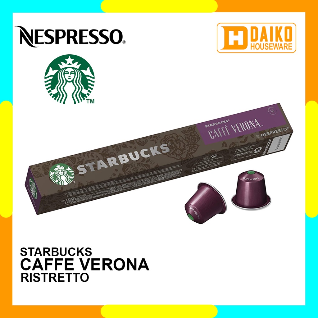 Jual Starbucks Capsule By Nespresso Caffe Verona Coffee Capsules ...
