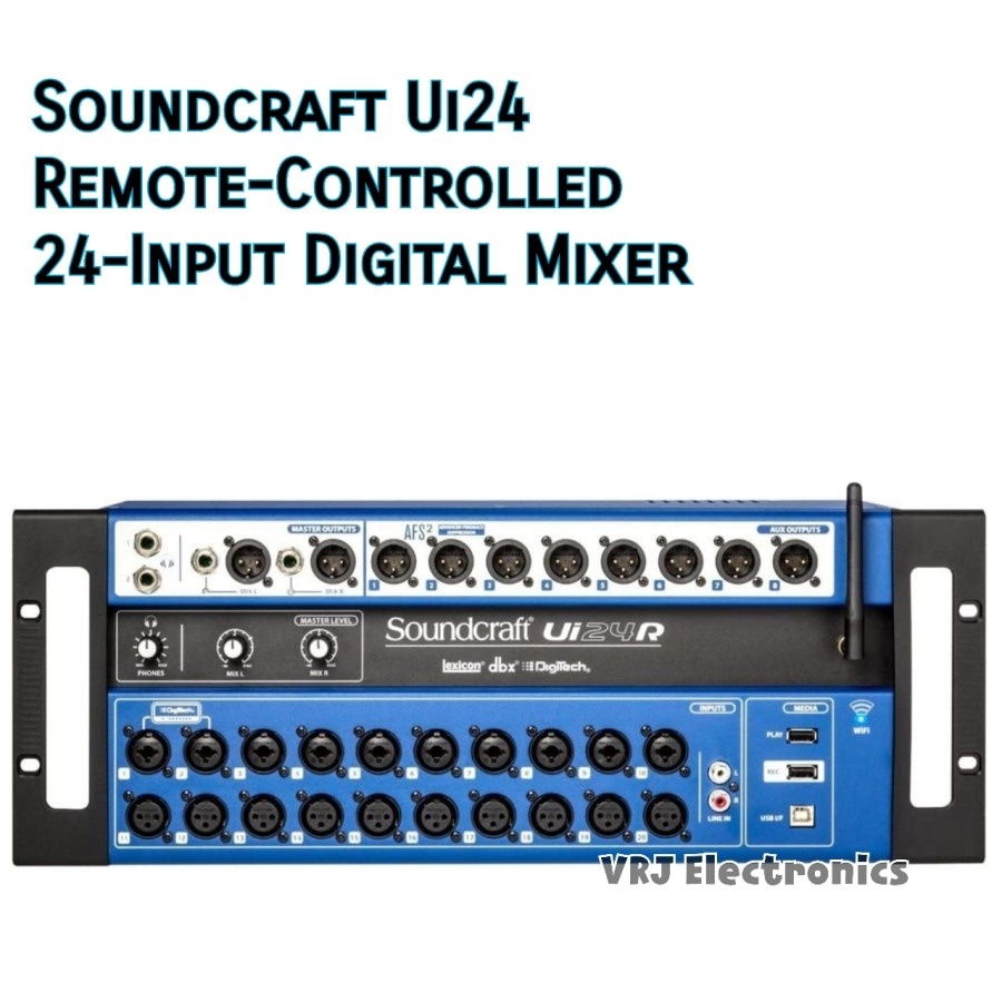 Jual Soundcraft Ui24 Remote-Controlled 24-Input Digital Mixer Audio ...