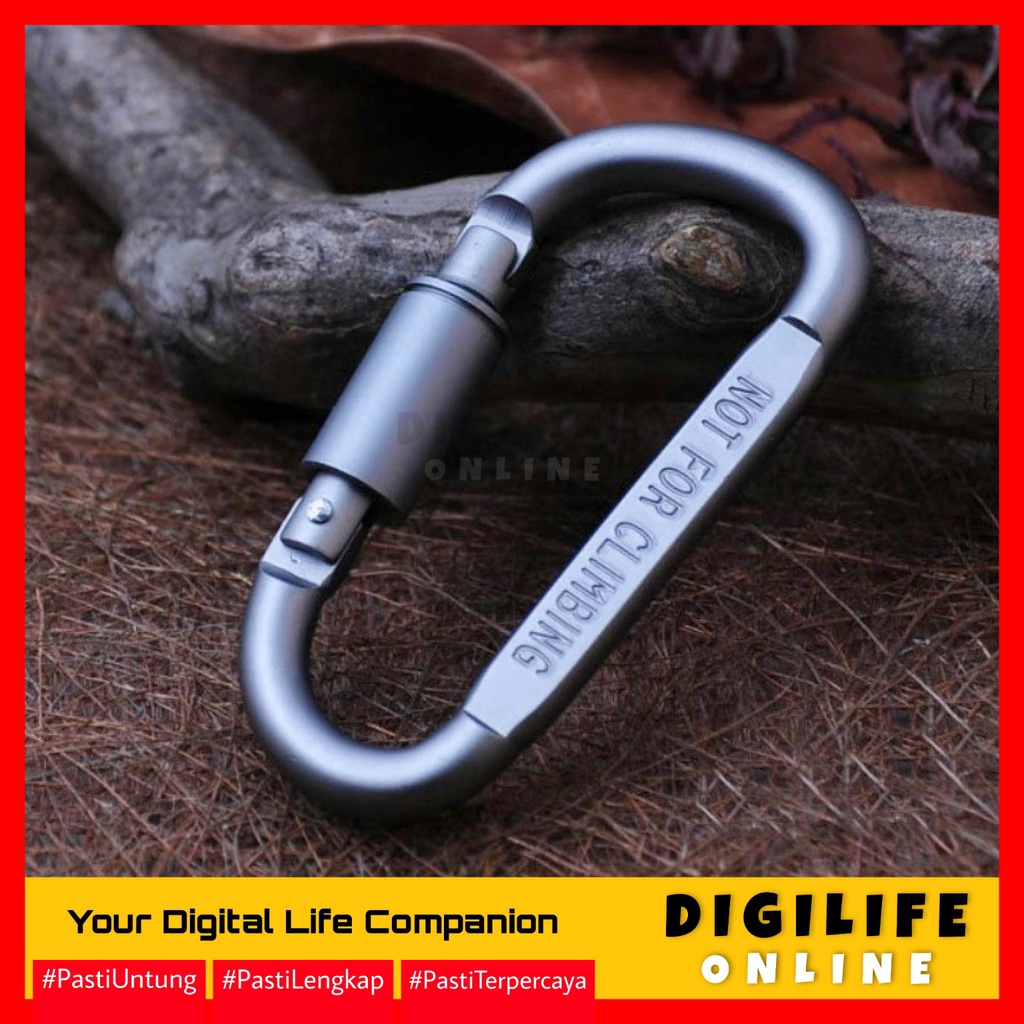 Jual Gantungan Carabiner Aluminium Quickdraw Karabiner Tas Kunci ...