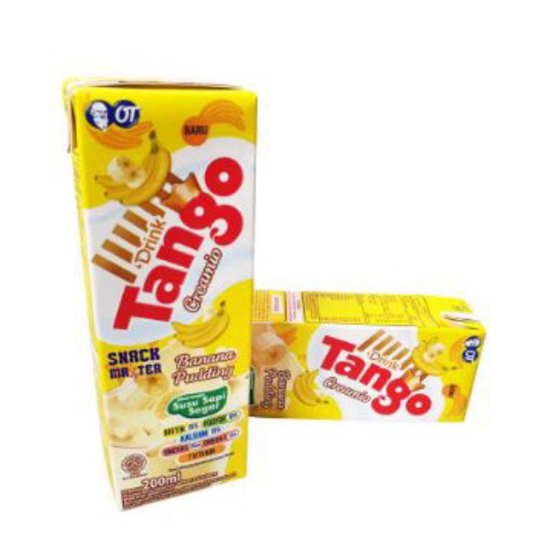 Jual TANGO DRINK PUDING BANANA SUSU UHT 200ML | Shopee Indonesia