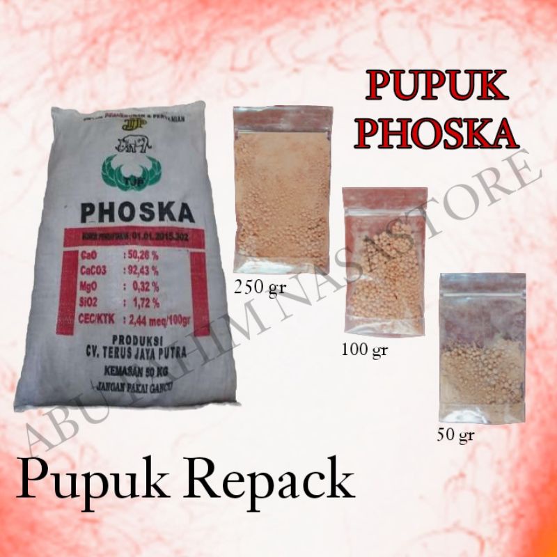 Jual PUPUK NPK POSKA MERAH KEMASAN REPACK 250gr,100gr,50gr | Shopee ...