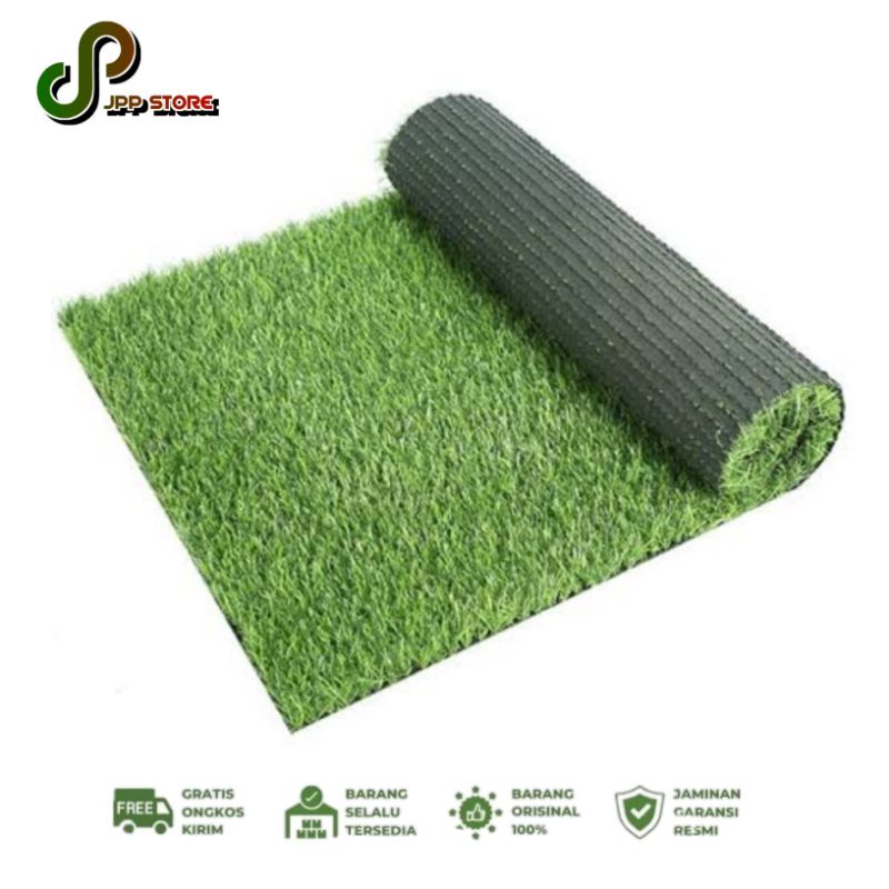 Jual Rumput Sintetis Tipe Swiss Premium 100 X 100 x 3cm / Rumput ...