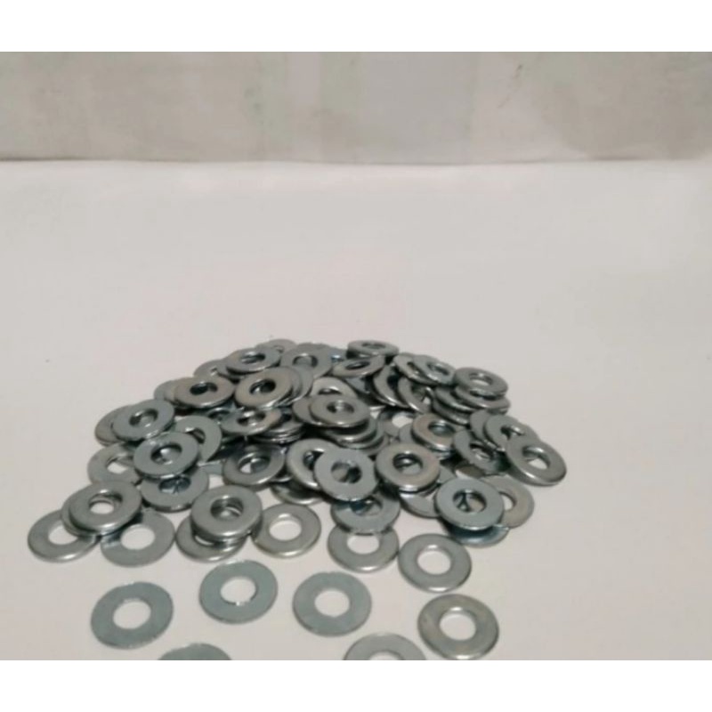 Jual 100 PCS RING PLAT M5 PUTIH ( UNTUK BAUT 8 ) | Shopee Indonesia