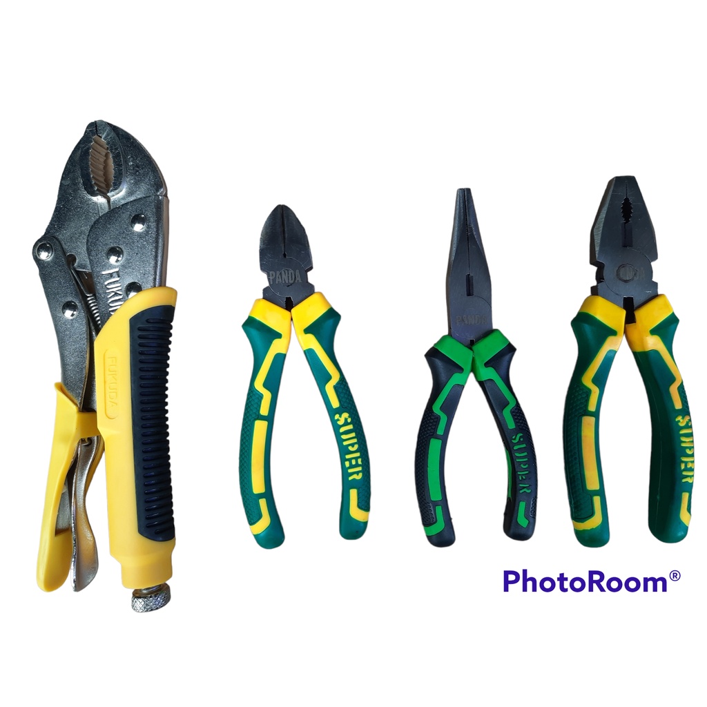 Jual Paket 4 Tang - Tang Buaya FUKUDA, Tang Lancip, Tang Potong, Tang ...