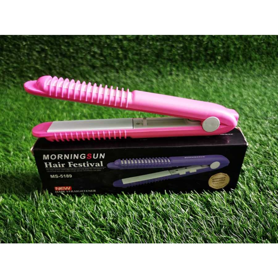 Jual MORNINGSUN MS-5189 Mini Hair Straightener Iron - Catok Rambut Mini ...