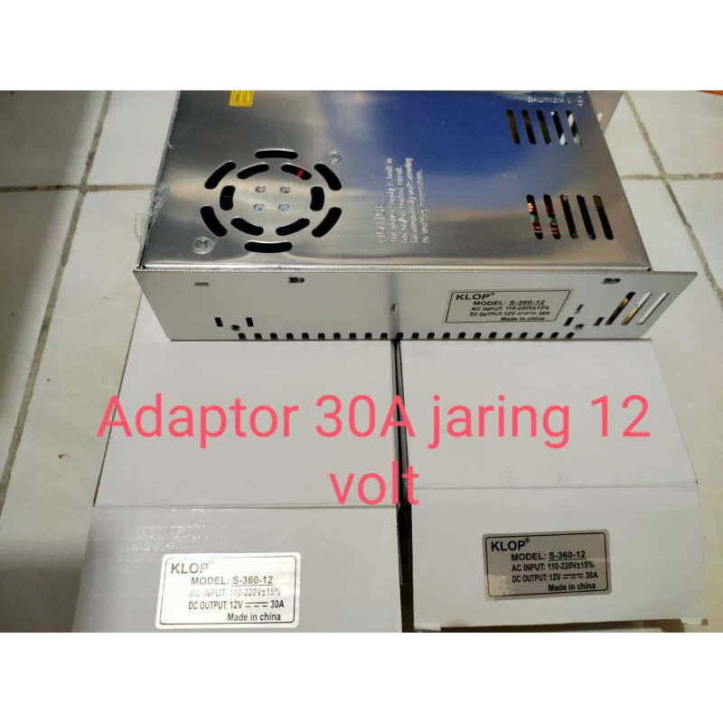 Jual Adaptor / power supply Jaring 30 Ampere 12 volt | Shopee Indonesia