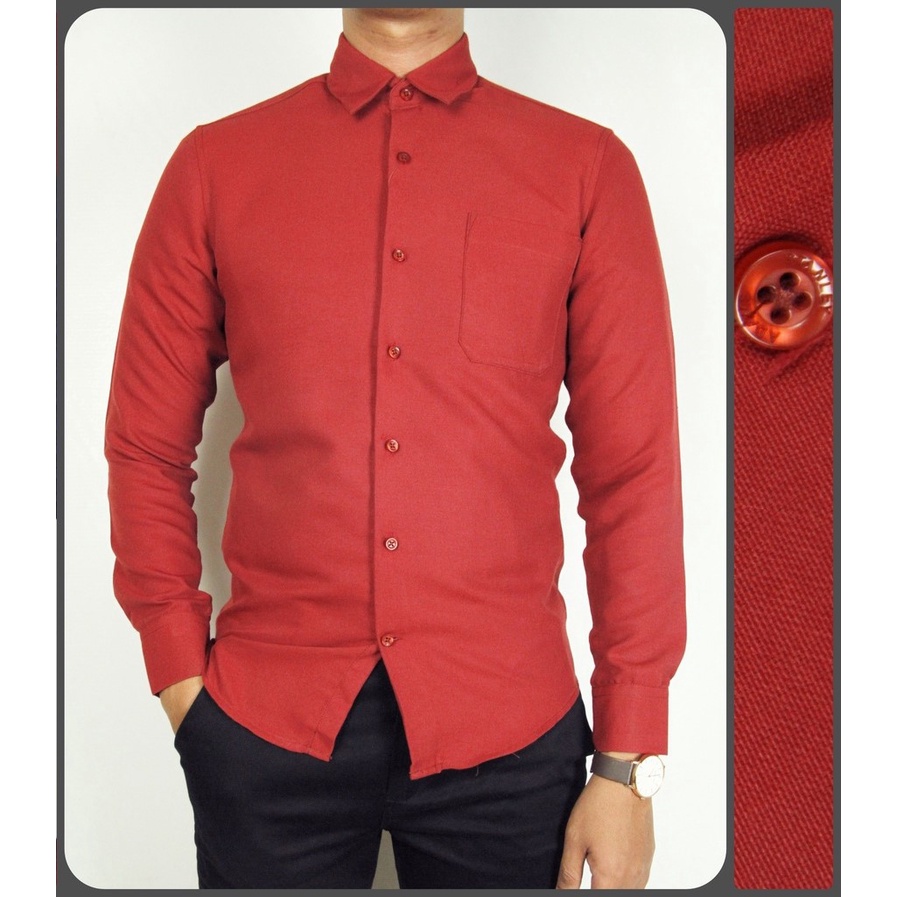 Jual [COD] Kemeja Kerja Formal Pria STANLEY ADAMS Slim Fit Lengan ...