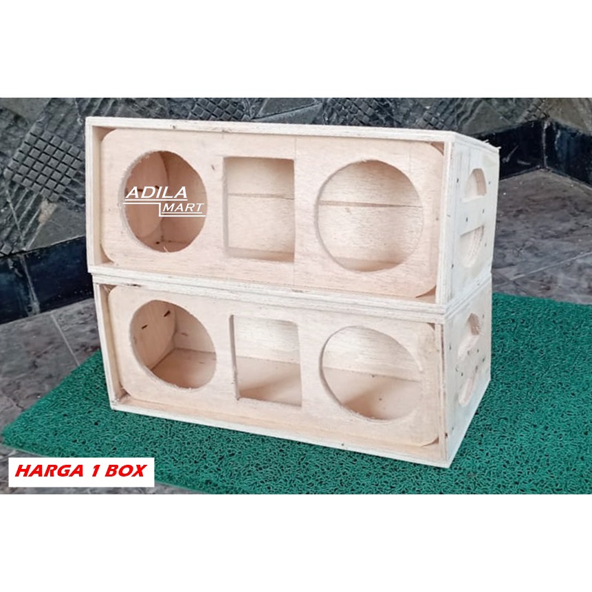 Jual Box Speaker 4 inch Line Array Dobel Tweeter Kotak | Shopee Indonesia