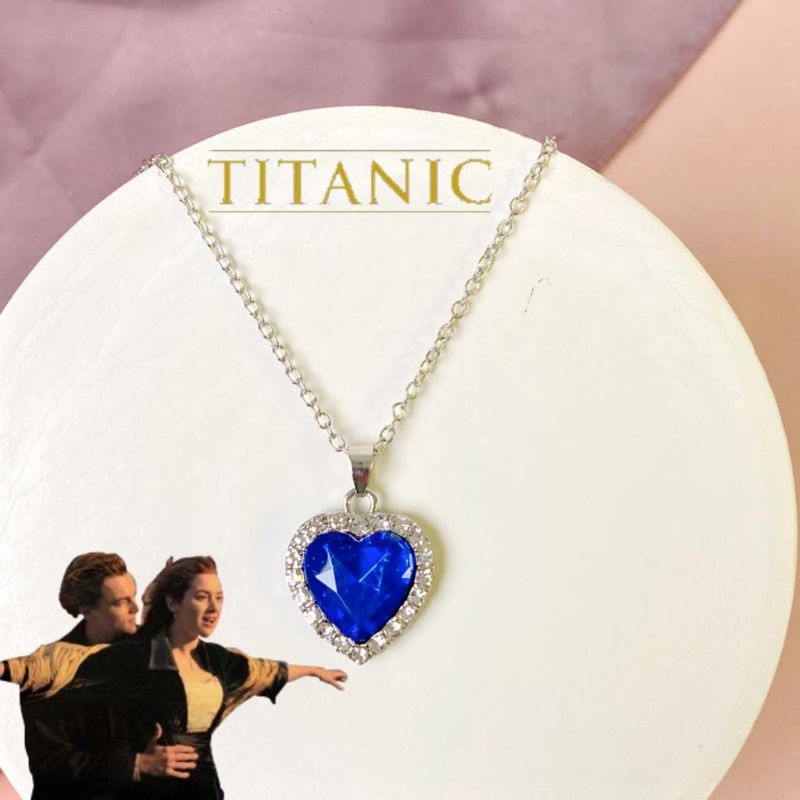 Jual TITANIC BLUE SAPHIRE NECKLACE KALUNG BERLIAN BIRU TITANIC KALUNG ...